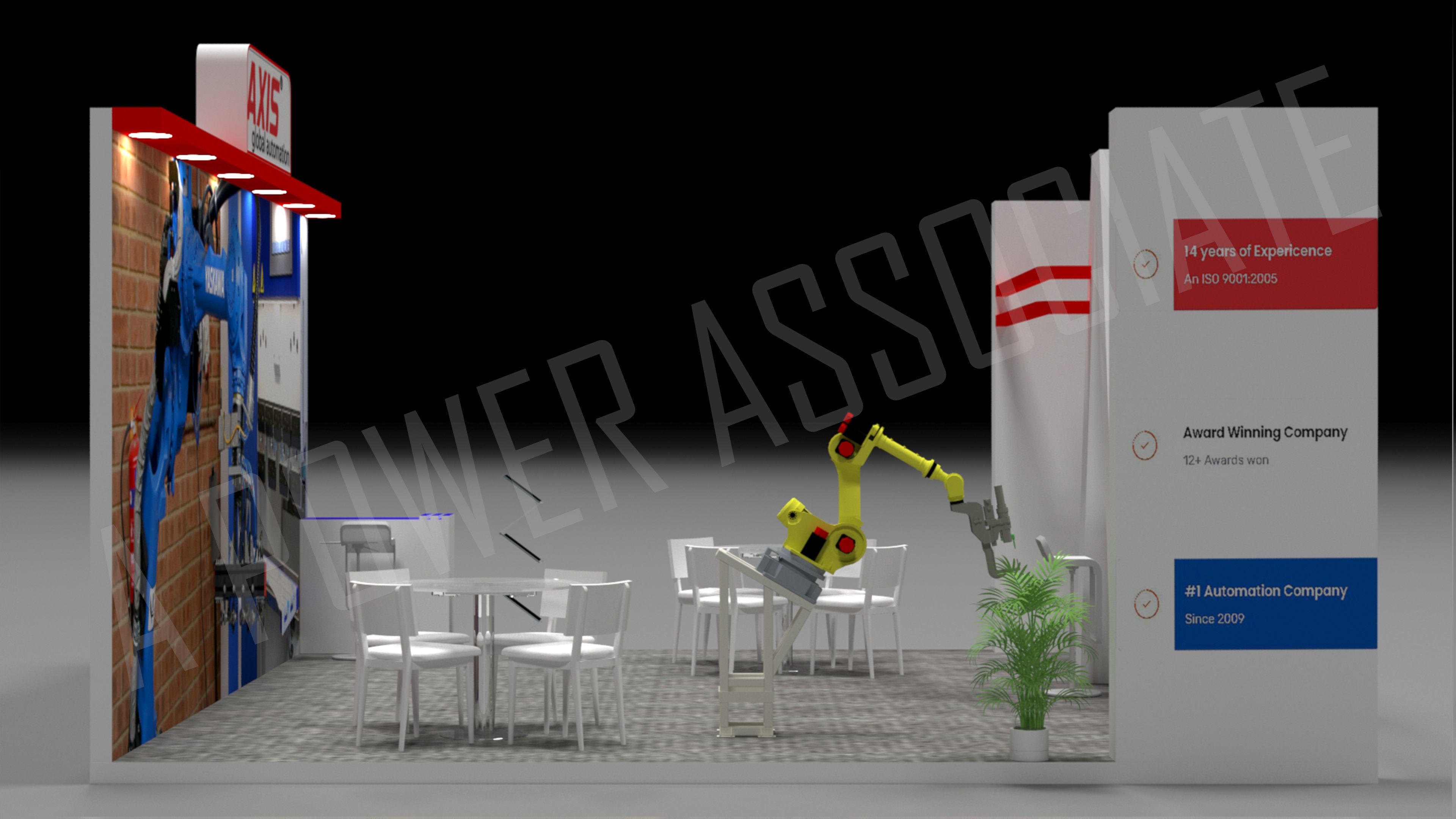 Exhibtion stand trade expo booth stall 3D model | CGTrader