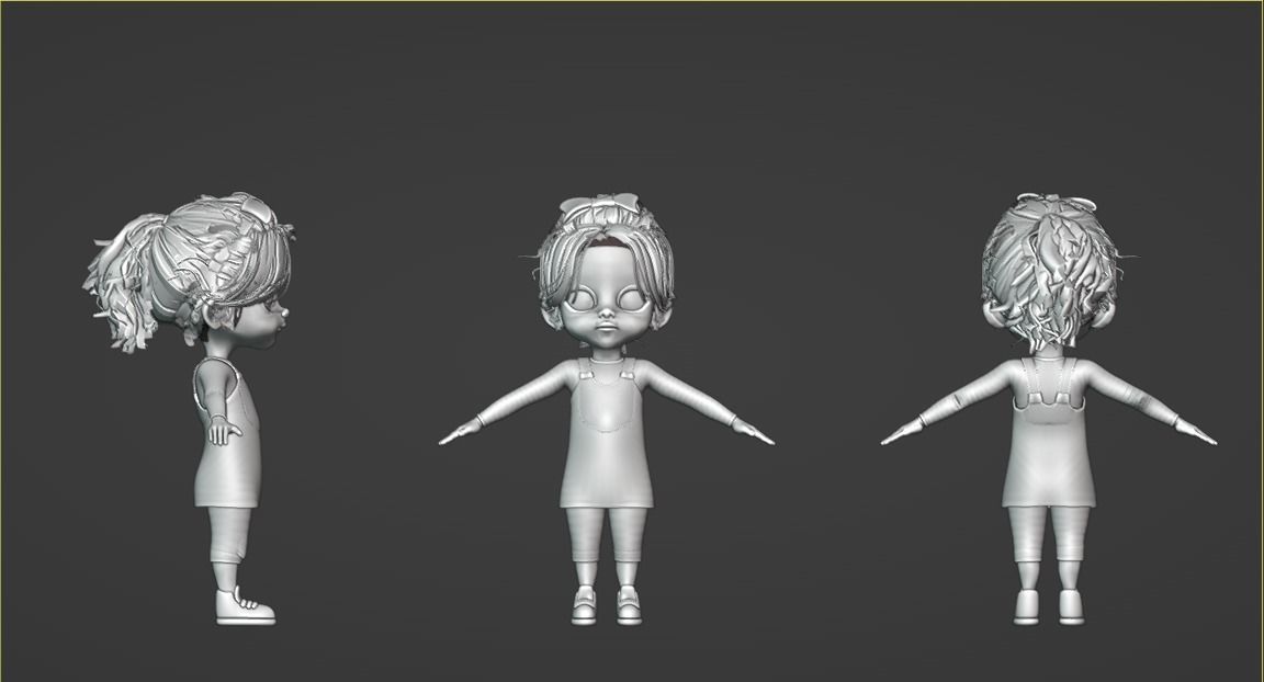 REBEKAH GIRL CHARACTER 3D model | CGTrader