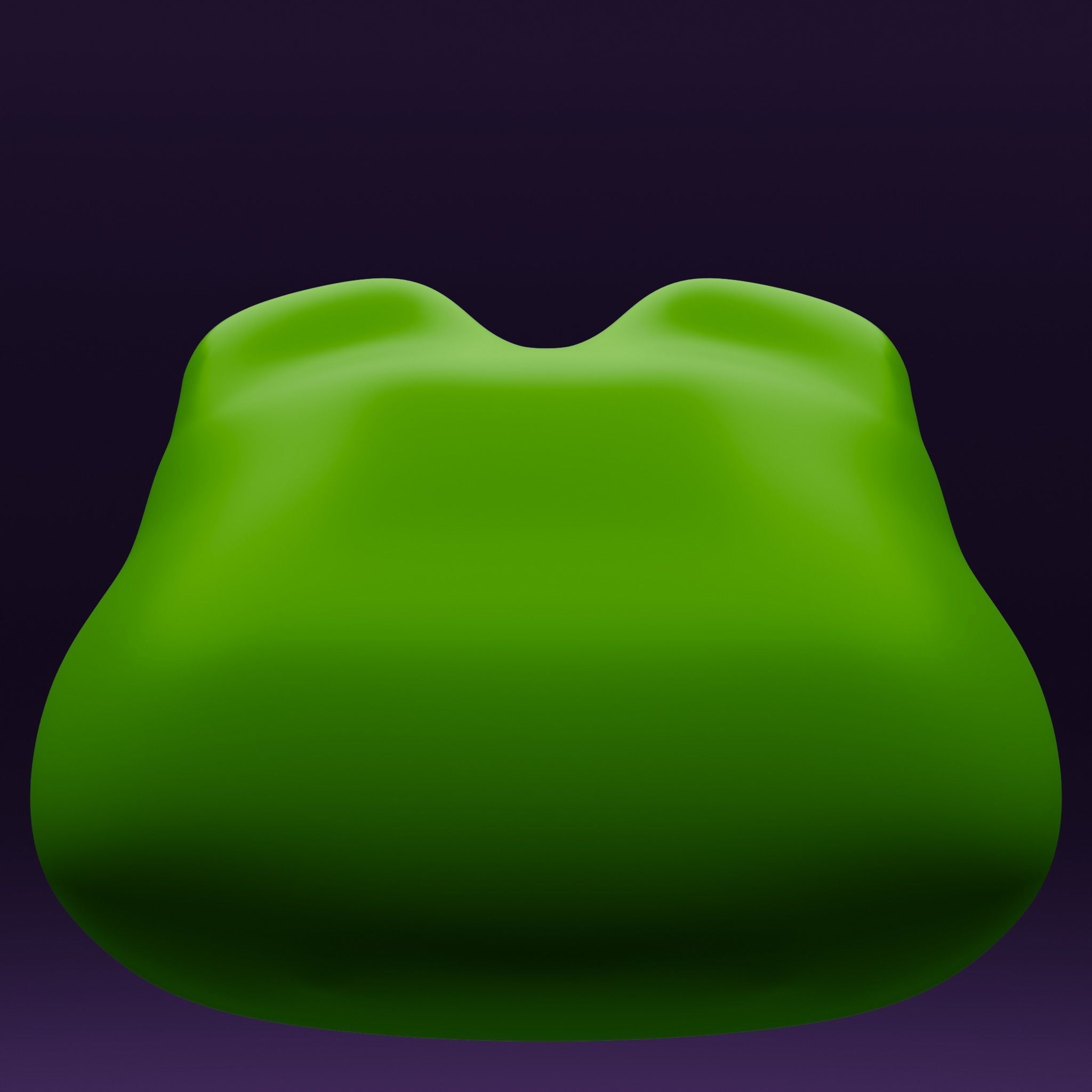3D model Pepe the Frog - Sad Pepe Expression Head Model VR / AR / low ...