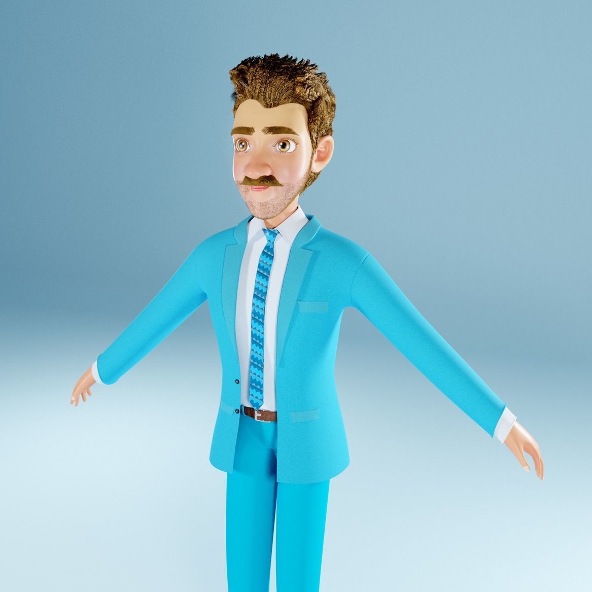 3D model Cartoon Men Rigged VR / AR / low-poly | CGTrader