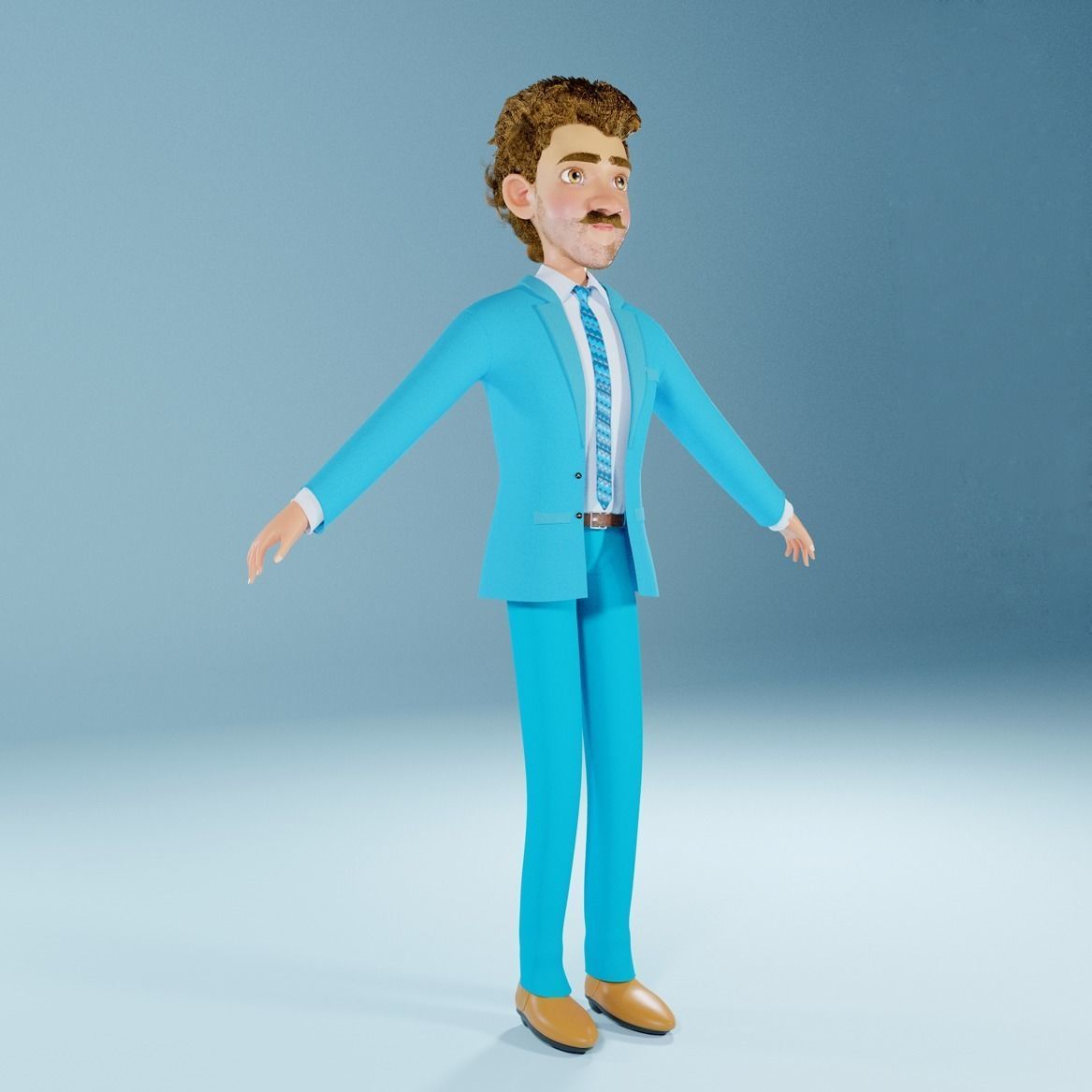 3D model Cartoon Men Rigged VR / AR / low-poly | CGTrader