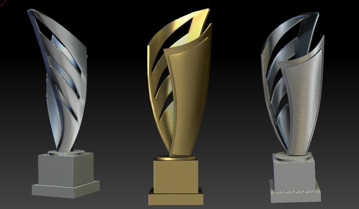 Unique Trophy Model 3D model 3D printable | CGTrader