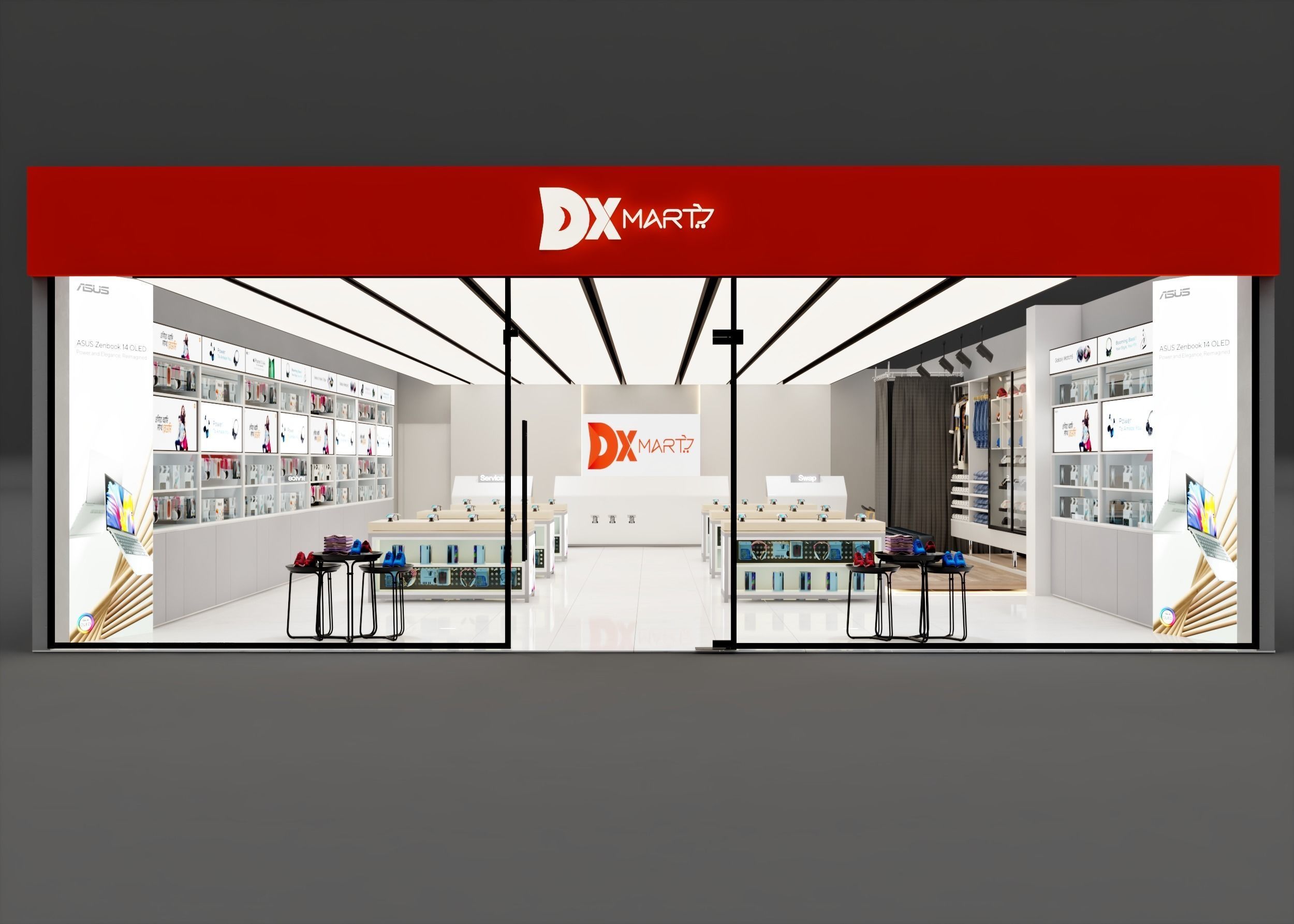 Fashion Tech Store Mobile Phone Shop 3d Model 3D model | CGTrader