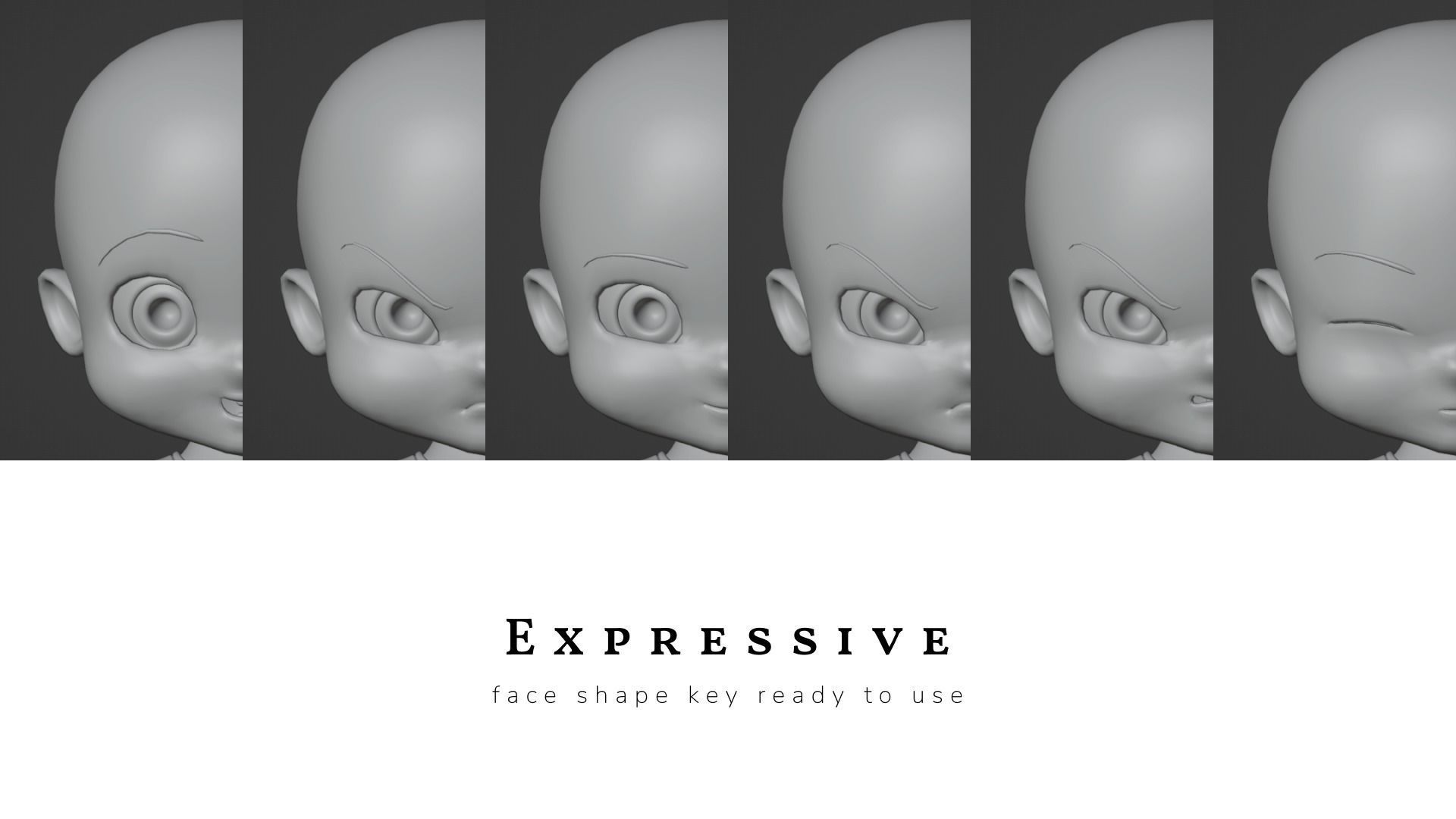 Chibi Character Body Base 3D model animated rigged | CGTrader