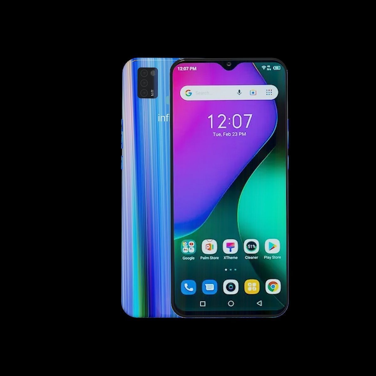 infinix mobile phome 3d model 3D model | CGTrader