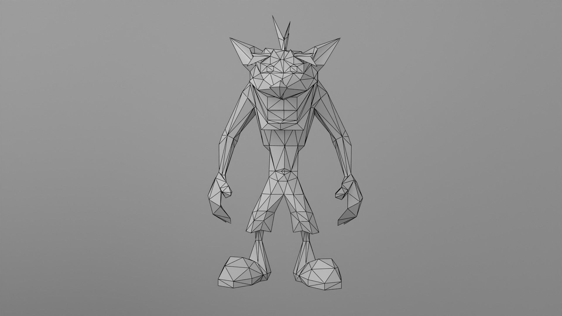 3D model PlayStation - Crash Bandicoot VR / AR / low-poly | CGTrader