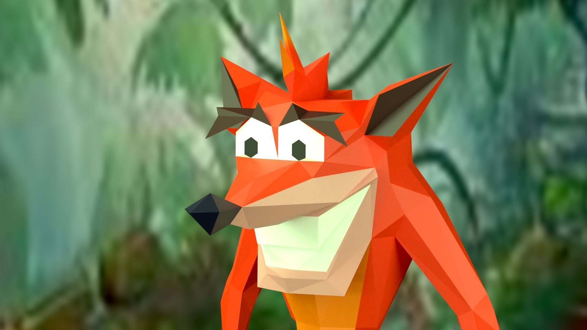 3D model PlayStation - Crash Bandicoot VR / AR / low-poly | CGTrader