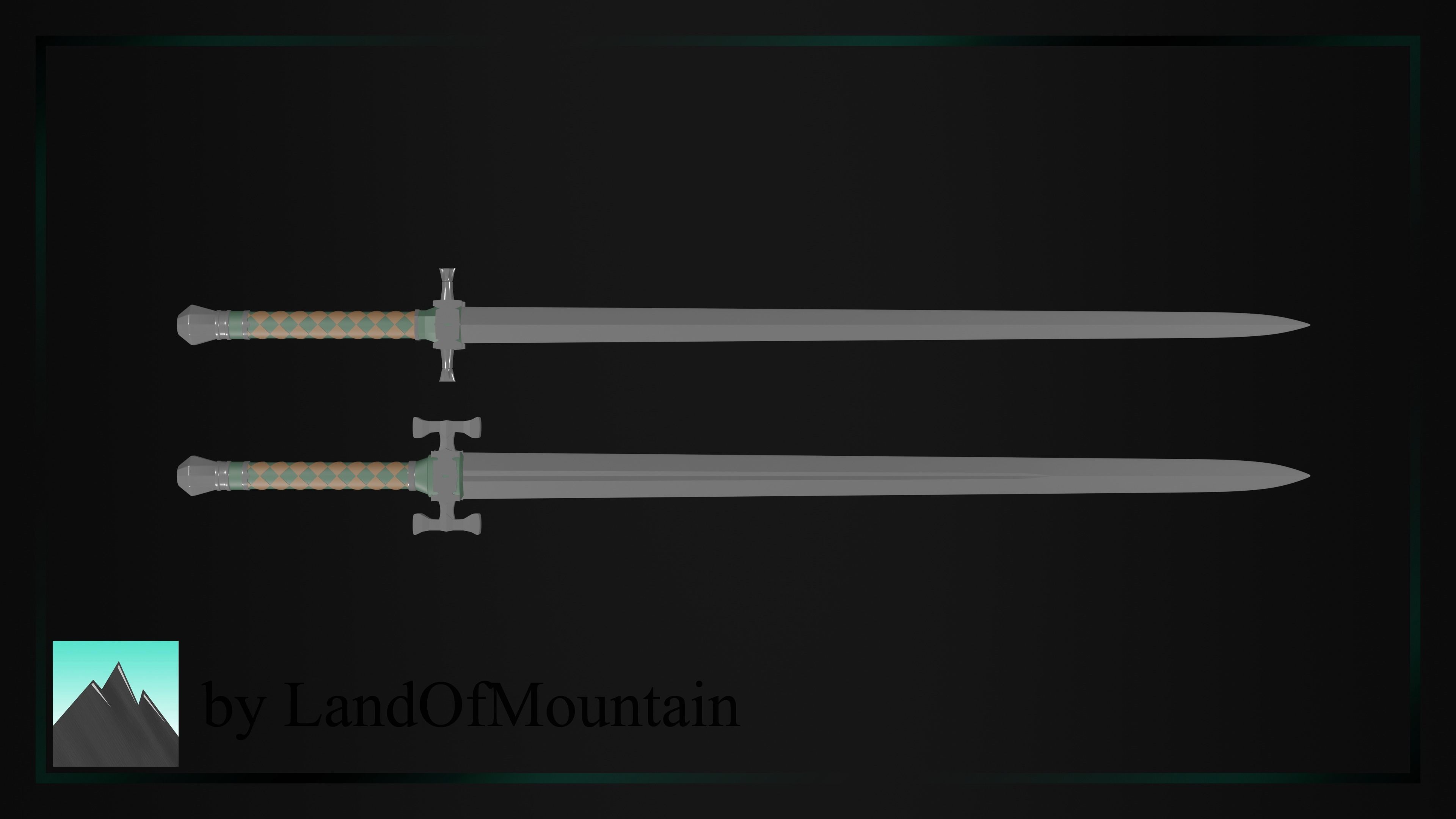 Final Fantasy XVI - Cid Swords 3D model 3D printable | CGTrader