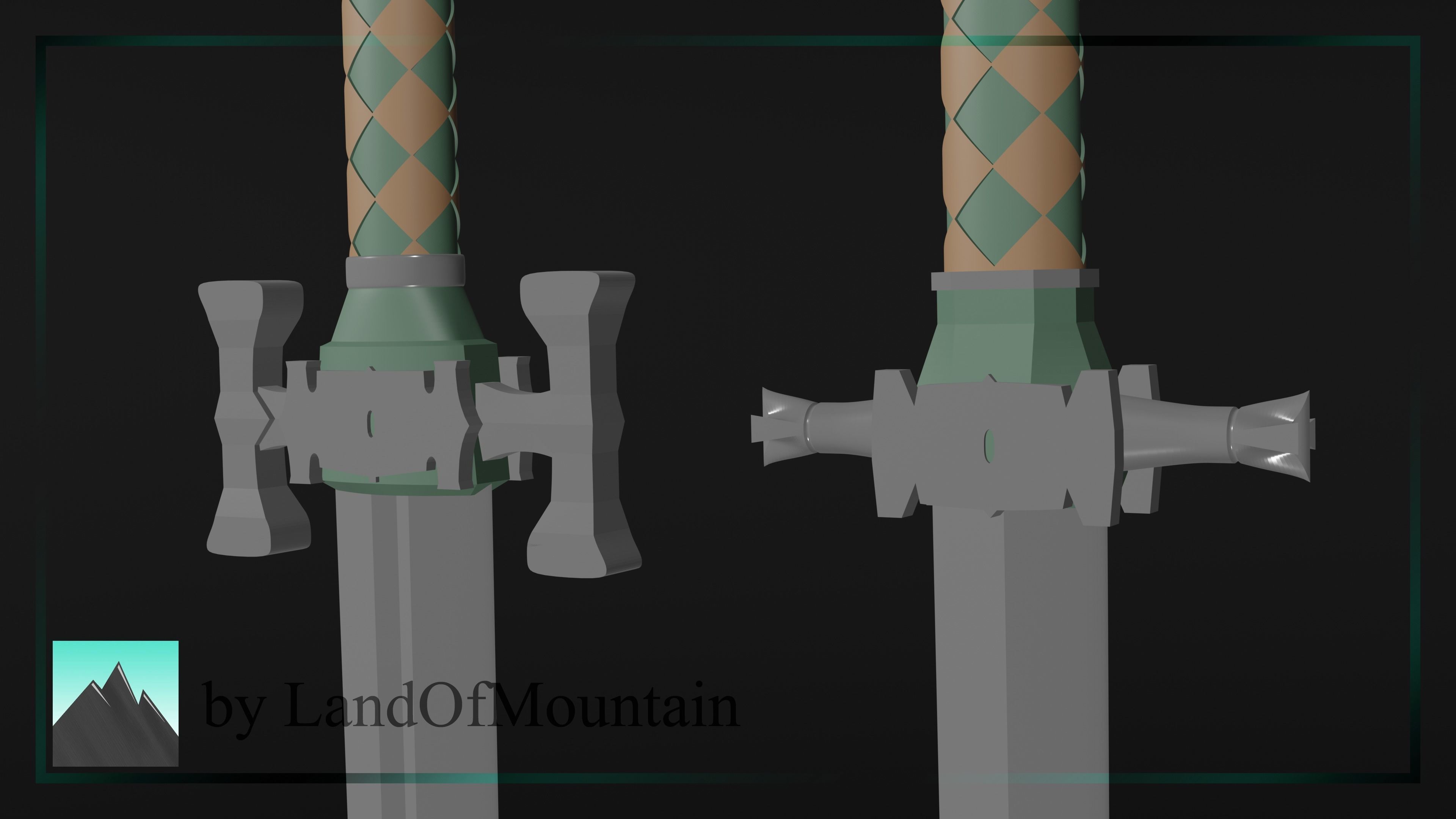 Final Fantasy XVI - Cid Swords 3D model 3D printable | CGTrader