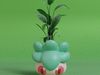 Pokemon - Fomantis Plant Vase 3D model 3D printable | CGTrader
