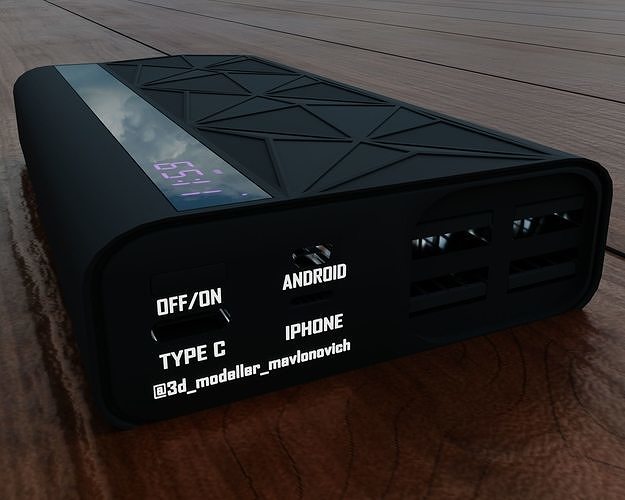 power bank 3D model | CGTrader