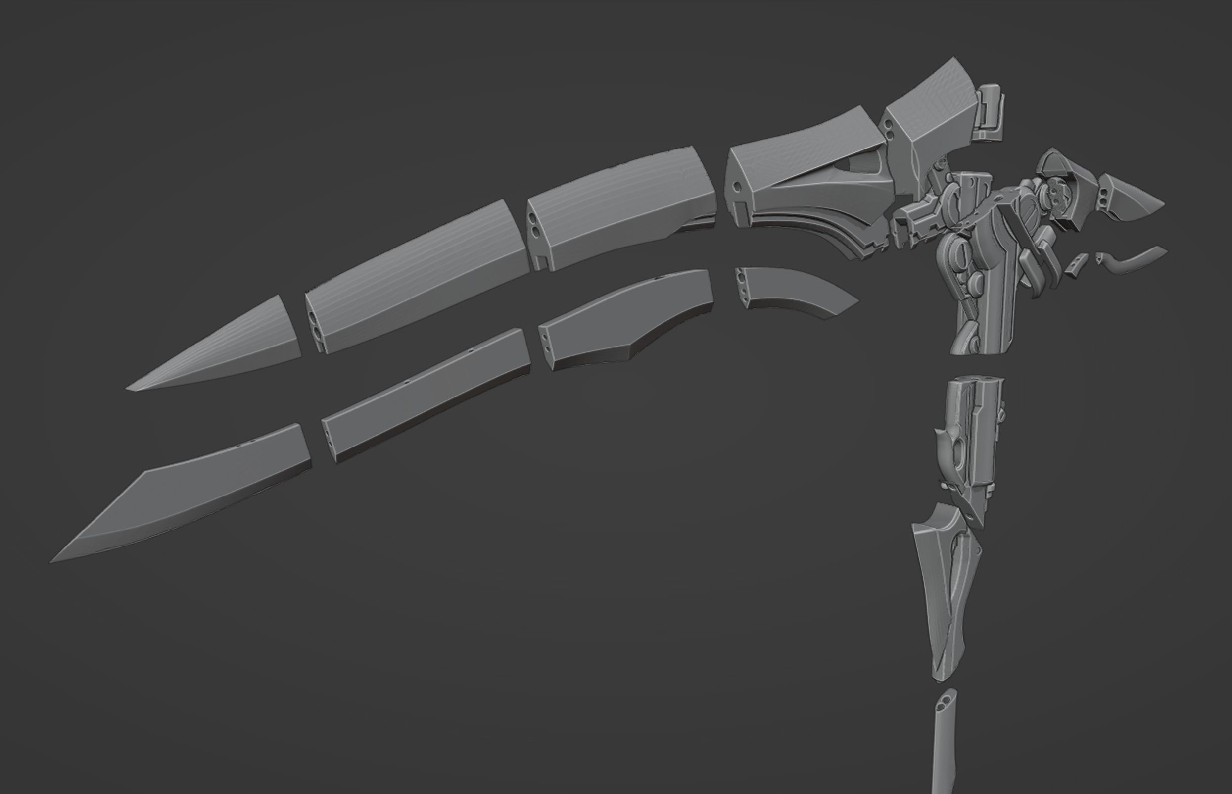 Seele Scythe - Honkai Star Rail - Seele Cosplay 3D model 3D printable ...