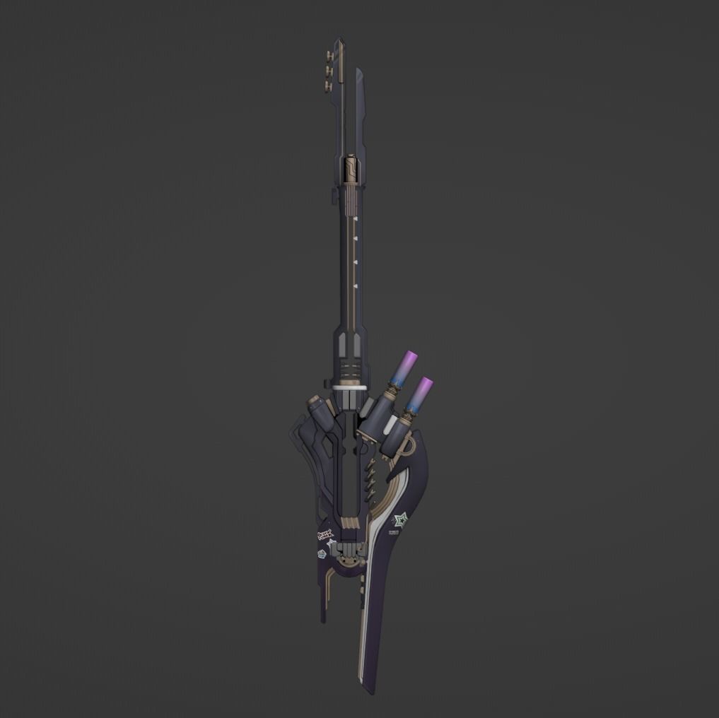 Serval Guitar - Honkai Star Rail - Serval Cosplay 3D model 3D printable ...