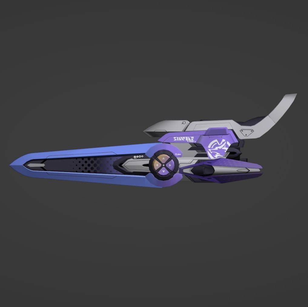 Silver Wolf Blaster - Honkai Star Rail - Silver Wolf Cosplay 3D model ...