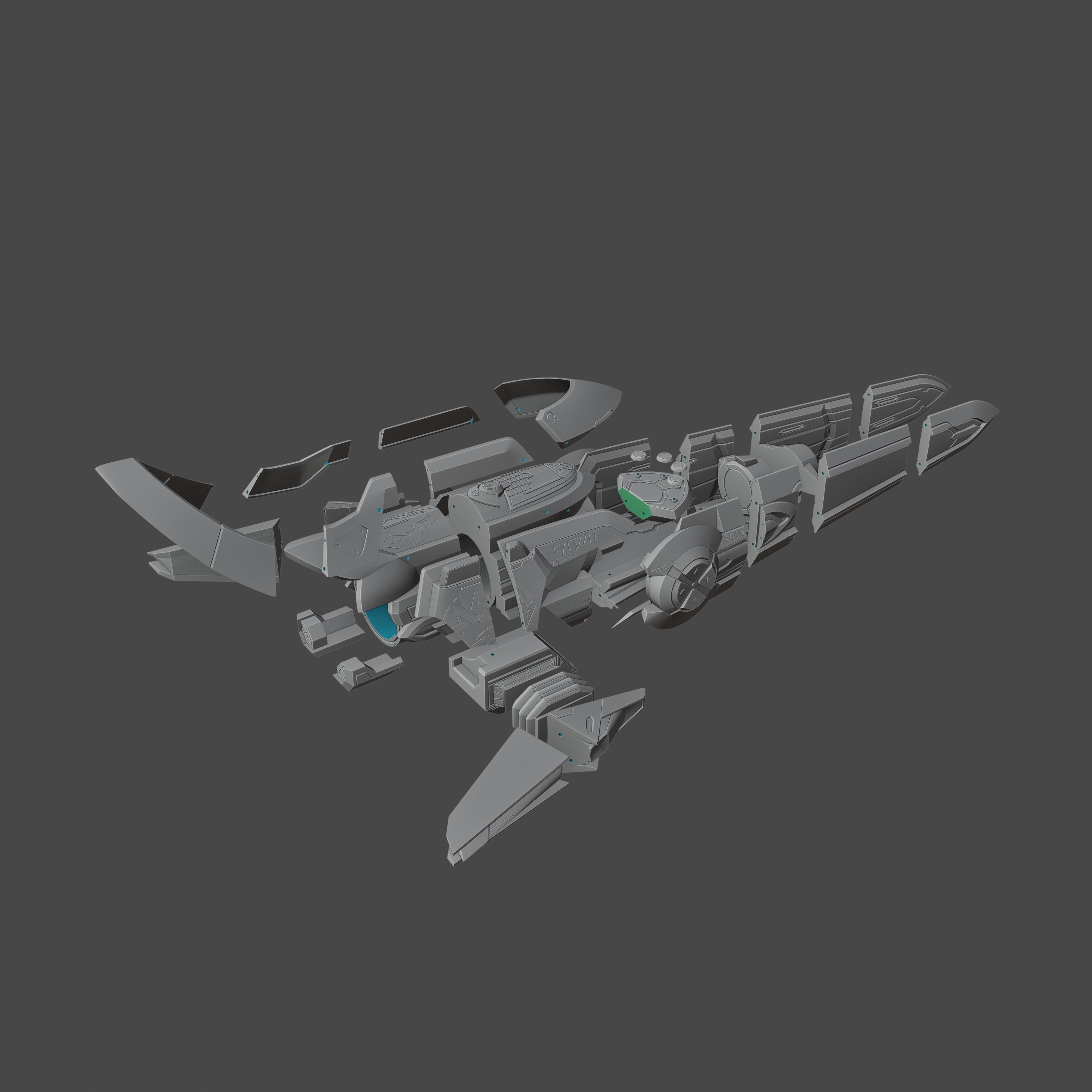 Silver Wolf Blaster - Honkai Star Rail - Silver Wolf Cosplay 3D model 3D printable | CGTrader