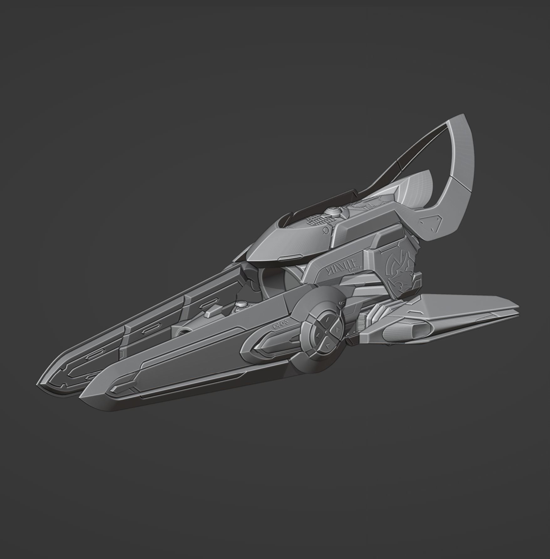 Silver Wolf Blaster - Honkai Star Rail - Silver Wolf Cosplay 3D model ...