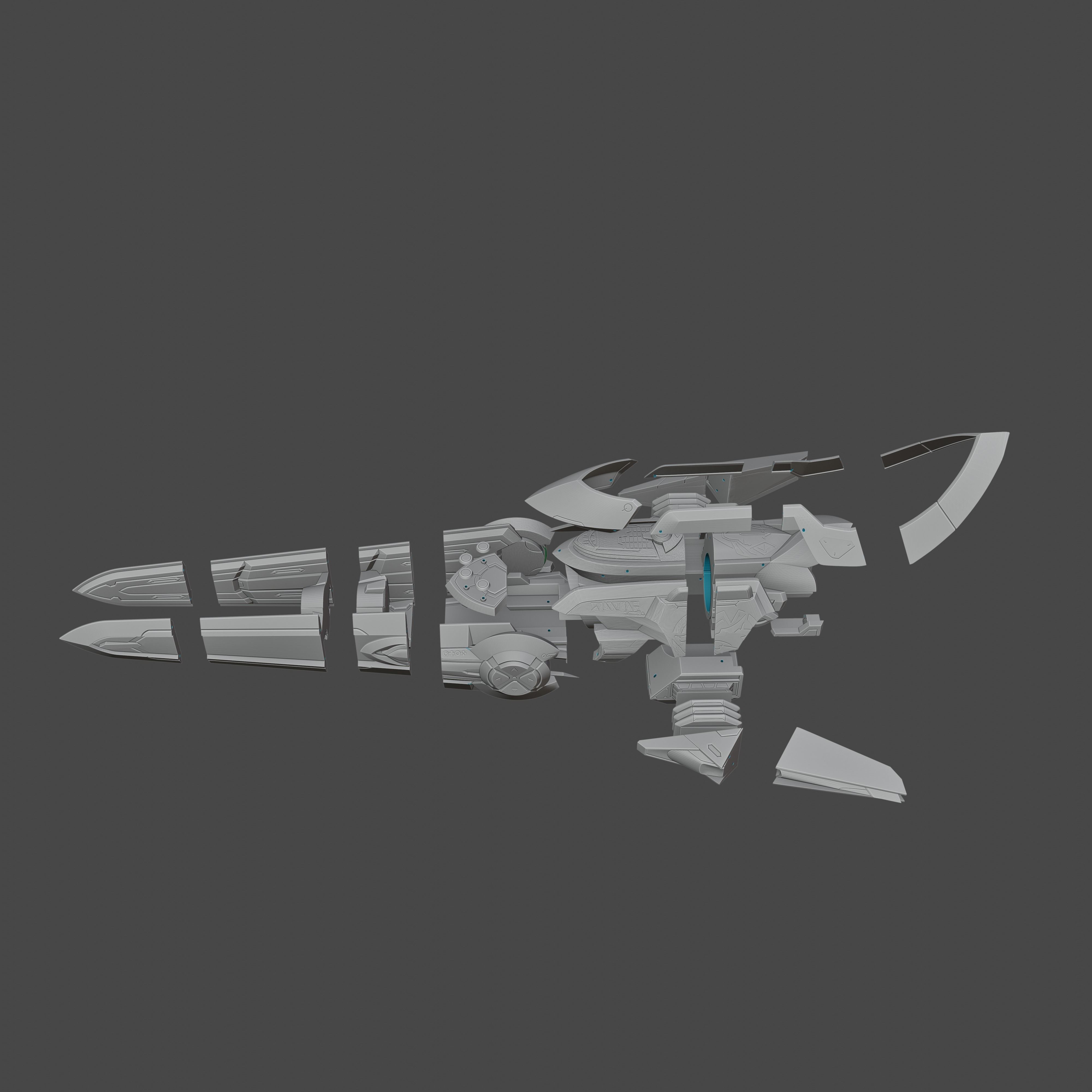 Silver Wolf Blaster - Honkai Star Rail - Silver Wolf Cosplay 3D model 3D printable | CGTrader