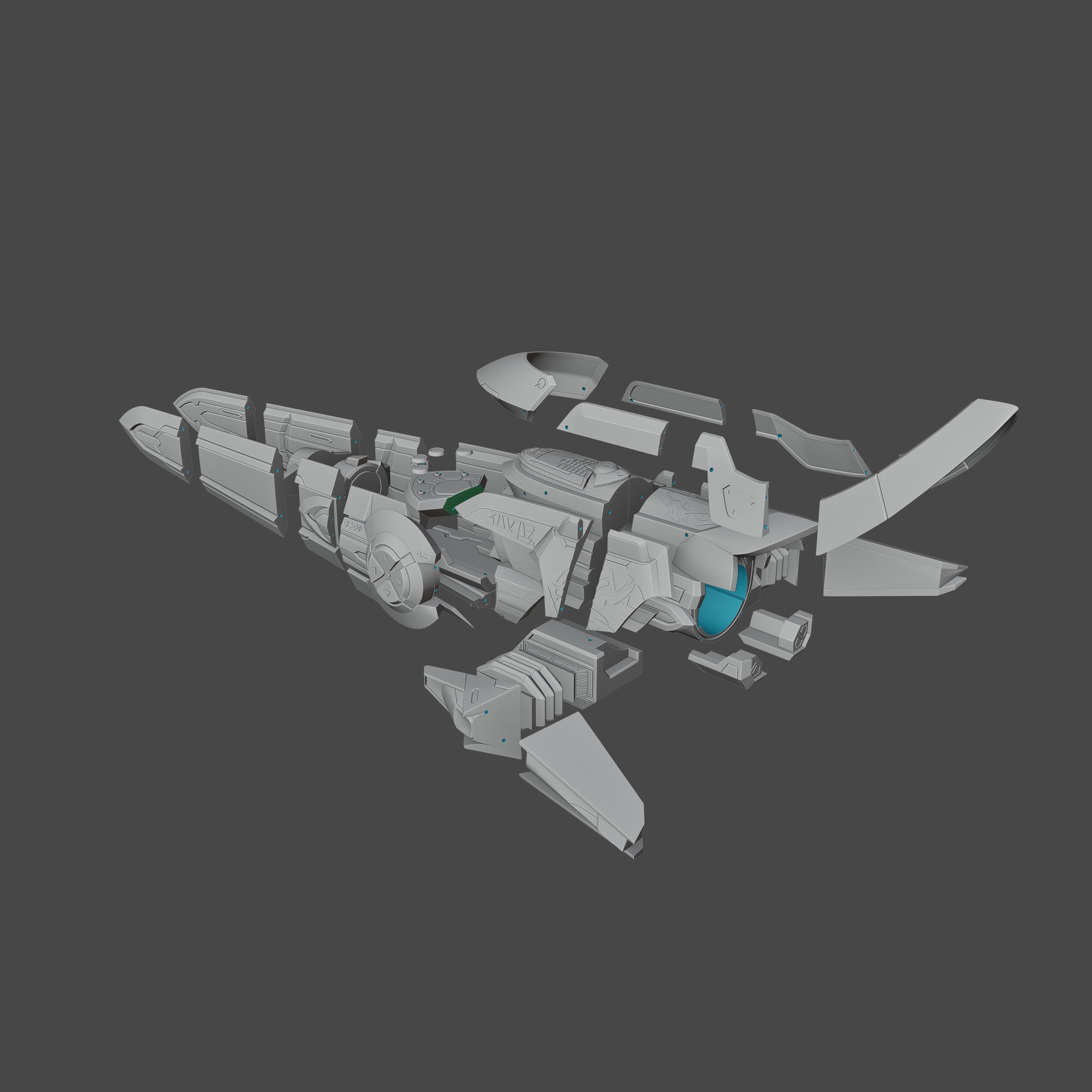 Silver Wolf Blaster - Honkai Star Rail - Silver Wolf Cosplay 3D model 3D printable | CGTrader
