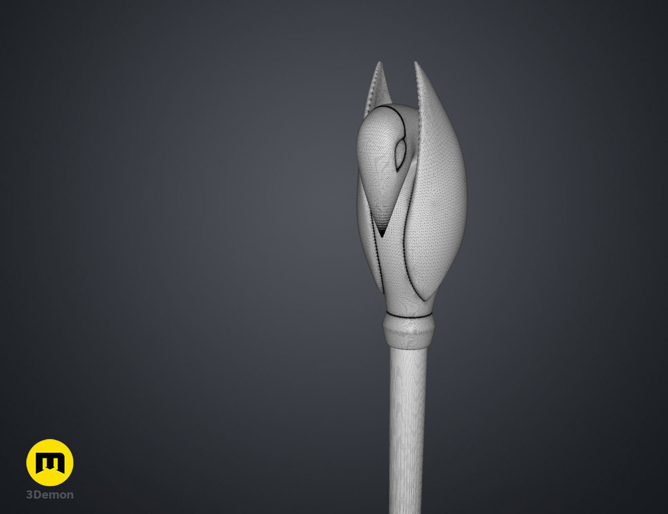Liliths Raven Palisman Staff - The Owl House 3D model 3D printable ...