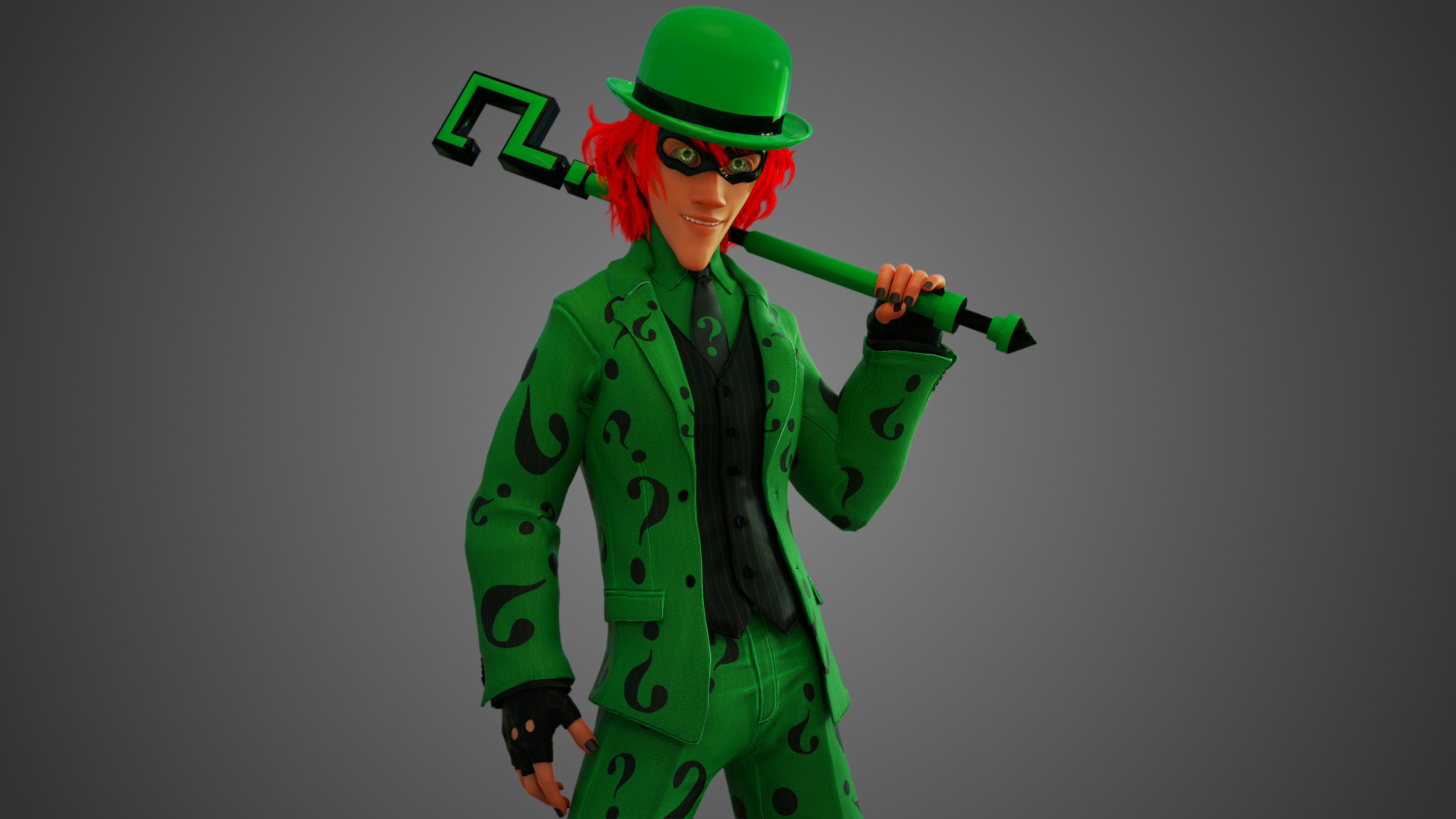 3D model The Riddler - Cartoon Style VR / AR / low-poly | CGTrader