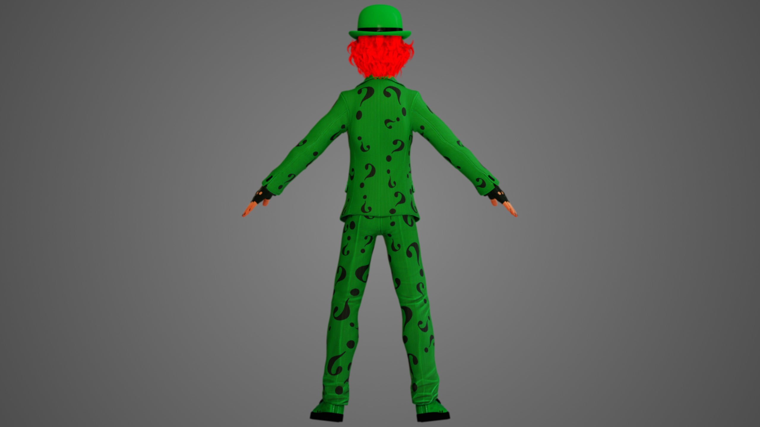 3D model The Riddler - Cartoon Style VR / AR / low-poly | CGTrader