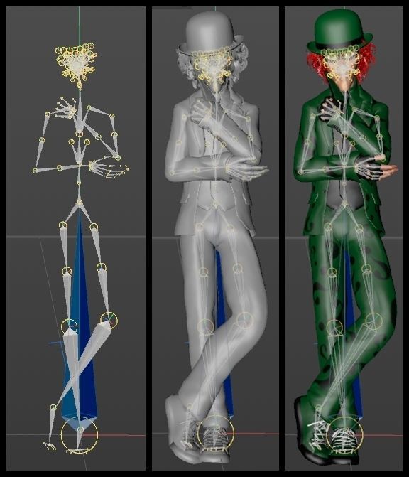 3D model The Riddler - Cartoon Style VR / AR / low-poly | CGTrader