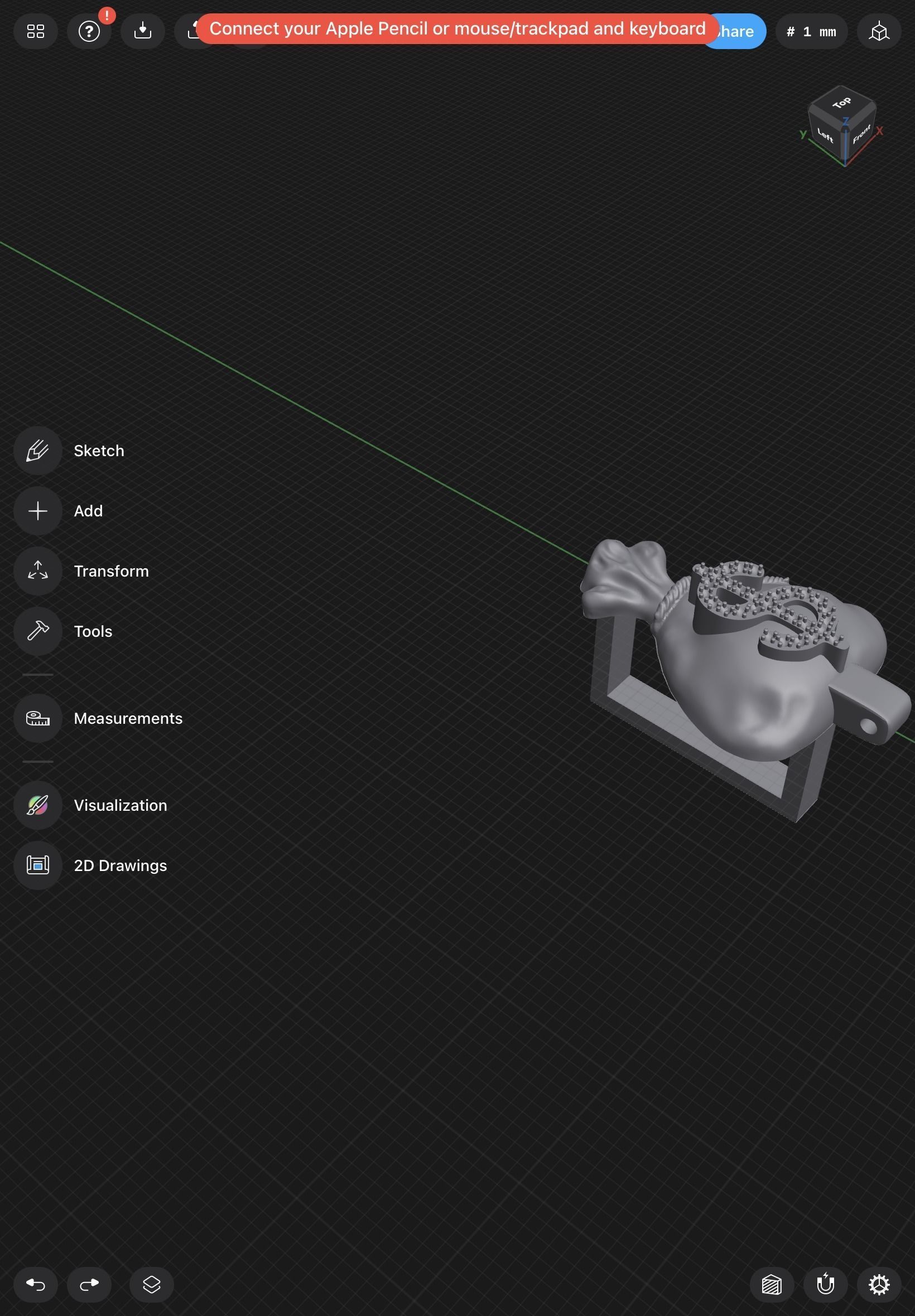 Money bag bail 3D model 3D printable | CGTrader