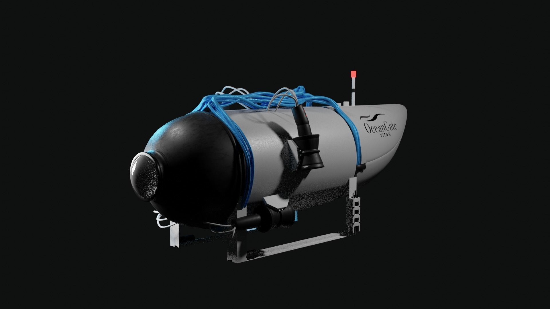 TITAN TOURING SUBMARIN OCEAN GATE 3D model | CGTrader