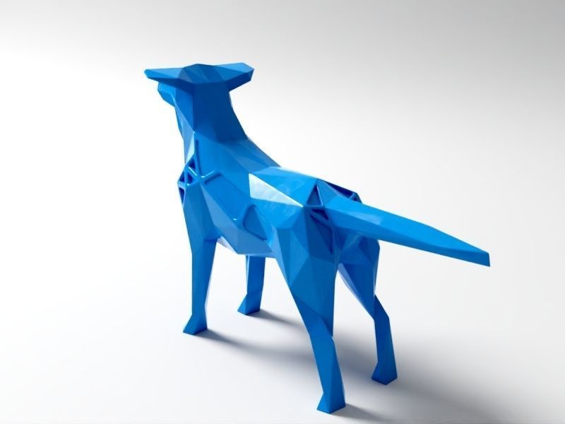 Polygon Smalltan Dog 3D model 3D printable | CGTrader