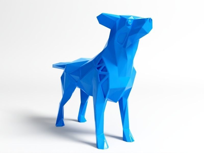 Polygon Smalltan Dog 3D model 3D printable | CGTrader