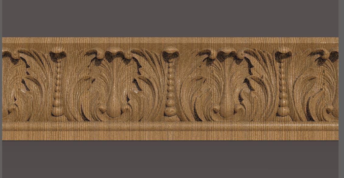 Moulding 3D CNC print model 01 3D print model 02 3D model 3D printable ...