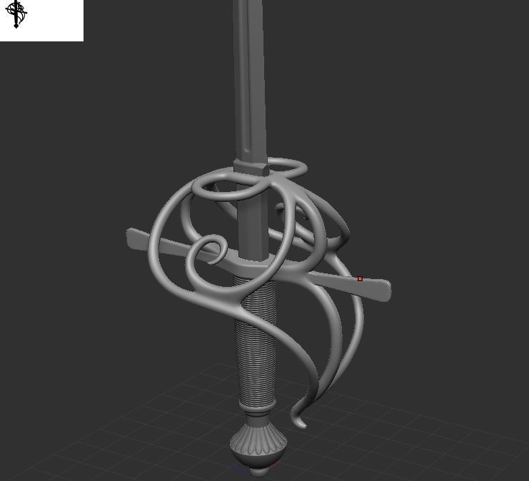 Rapier Highpoly model for 3d printing 3D model 3D printable | CGTrader