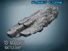 FLEET CORE - 13 VODORS BATTLESHIP 3D model 3D printable | CGTrader