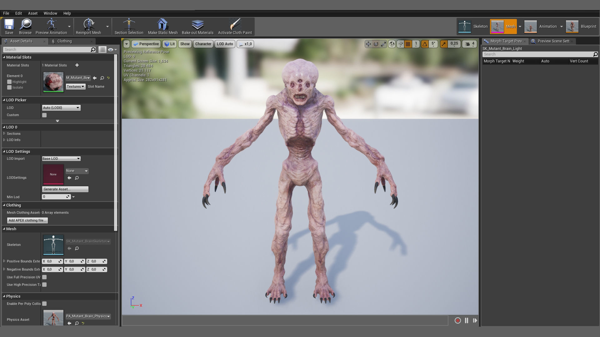 3D model Mutant Brain VR / AR / low-poly | CGTrader