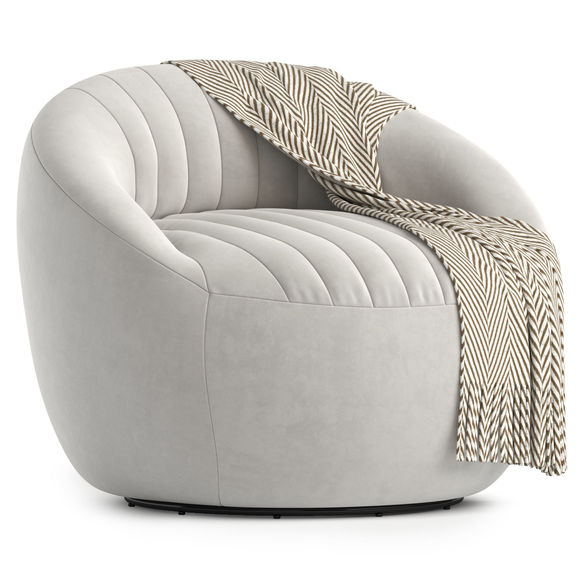 FOUR HANDS AUDIE SWIVEL CHAIR 3D model | CGTrader