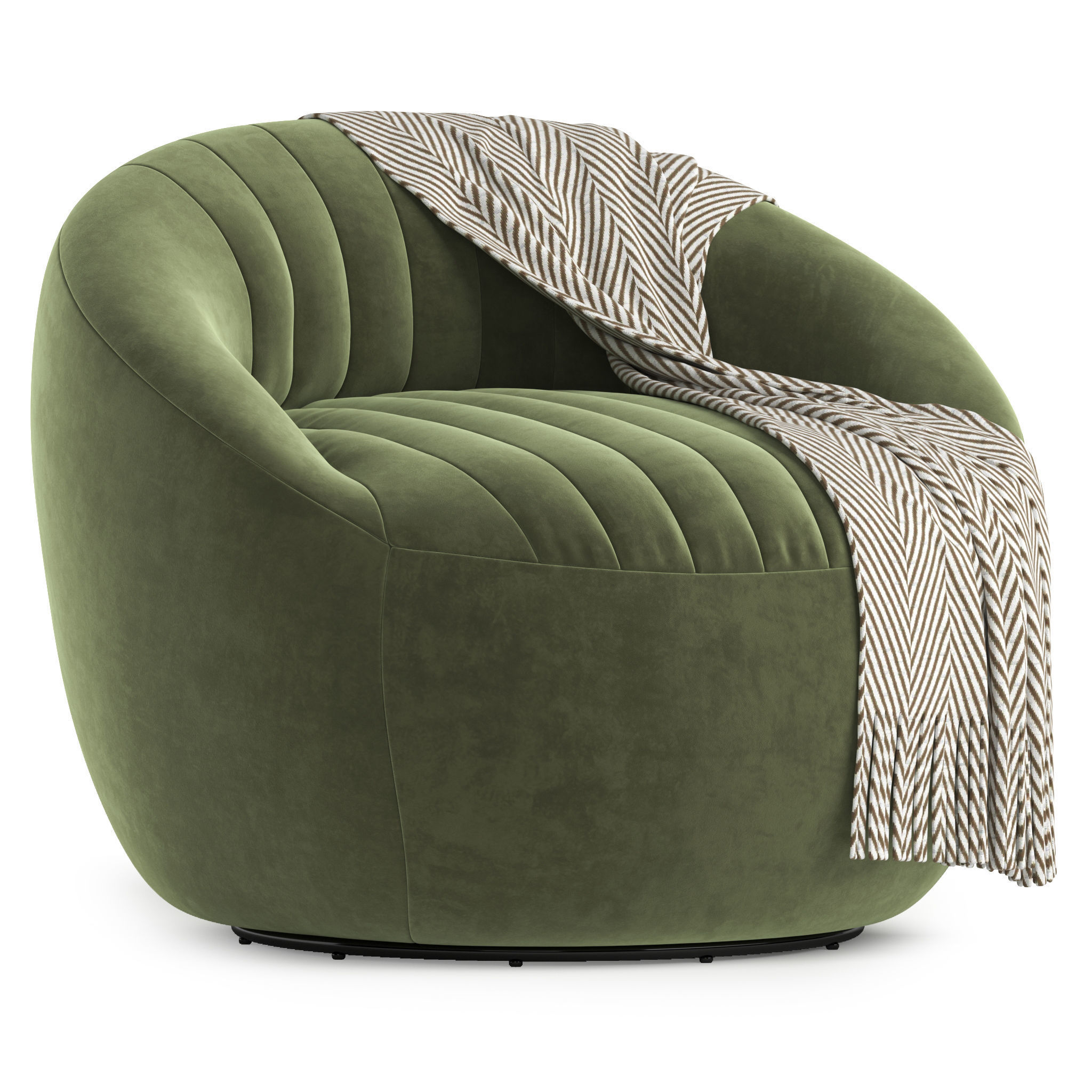 FOUR HANDS AUDIE SWIVEL CHAIR 3D model | CGTrader