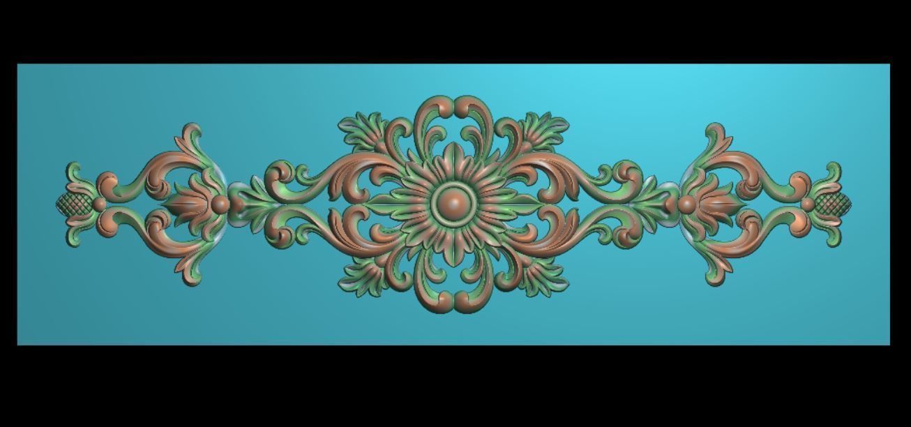 Furniture wood carving file stl for 3D print model 2256W 3D model 3D ...