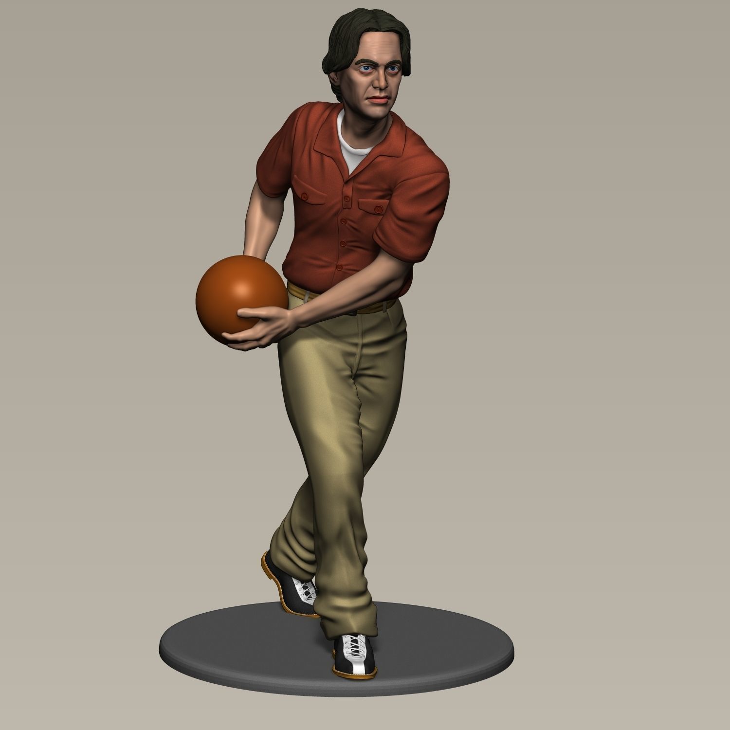 Steve Buscemi Donny from BIG LEBOWSKI 3D model 3D printable | CGTrader