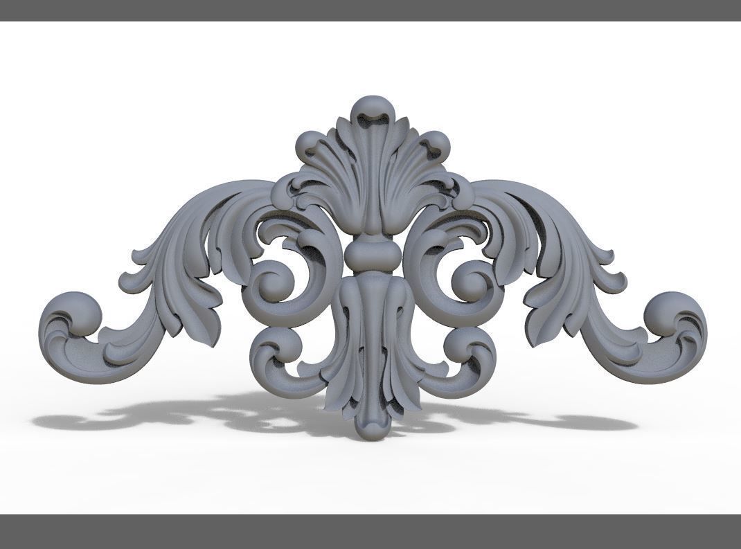 Furniture wood carving file stl for 3D print model BR36 3D model 3D ...