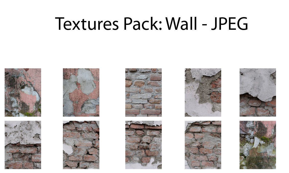 Wall Textures Pack 8 Texture | CGTrader