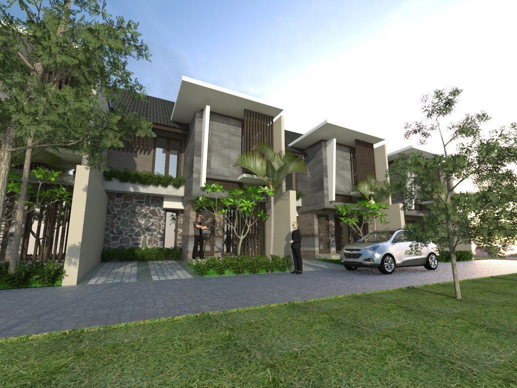 minimalist house design outdoor 3D model 3D printable | CGTrader