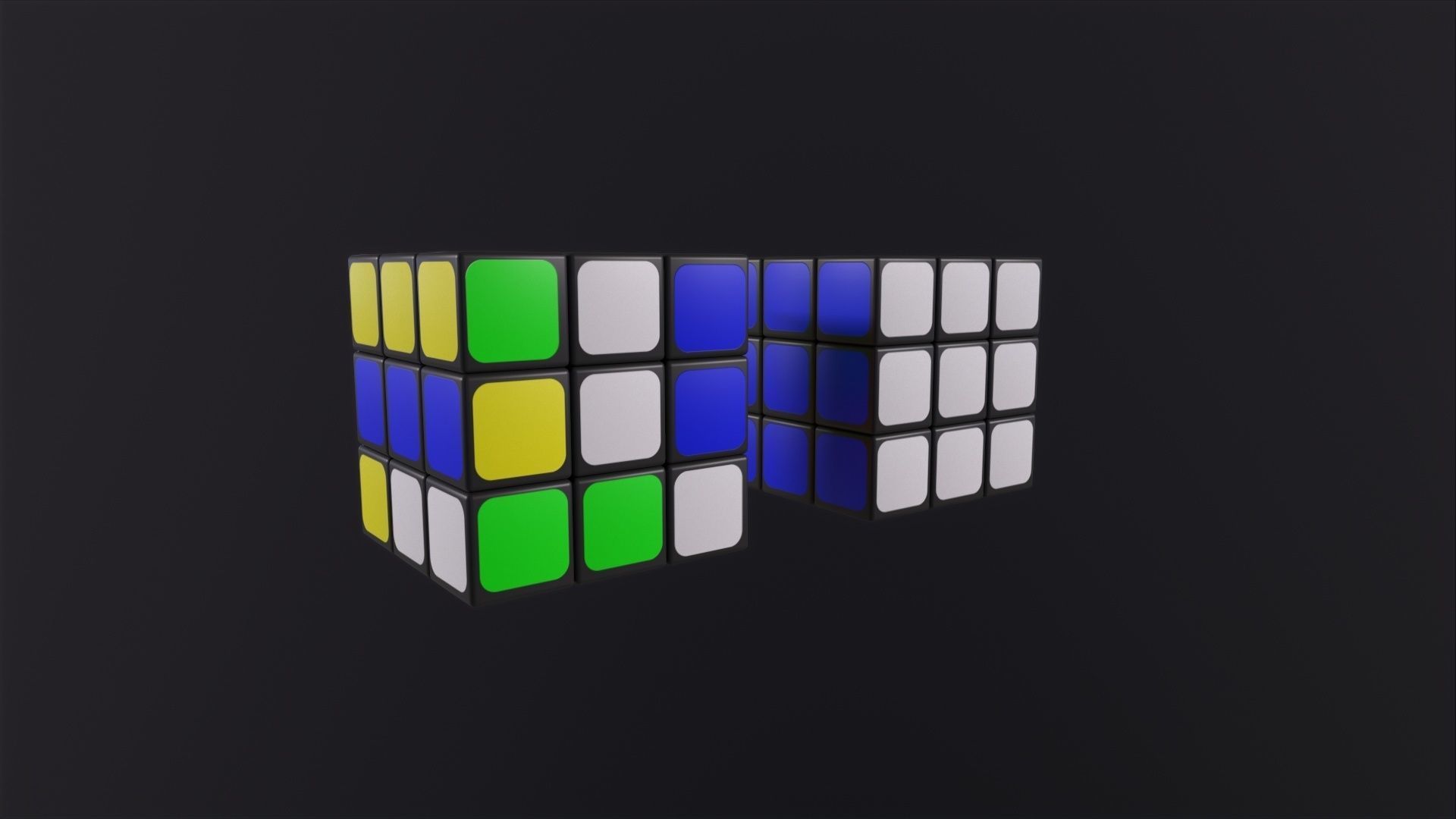 3D model Rubik Cube 3D Model VR / AR / low-poly | CGTrader