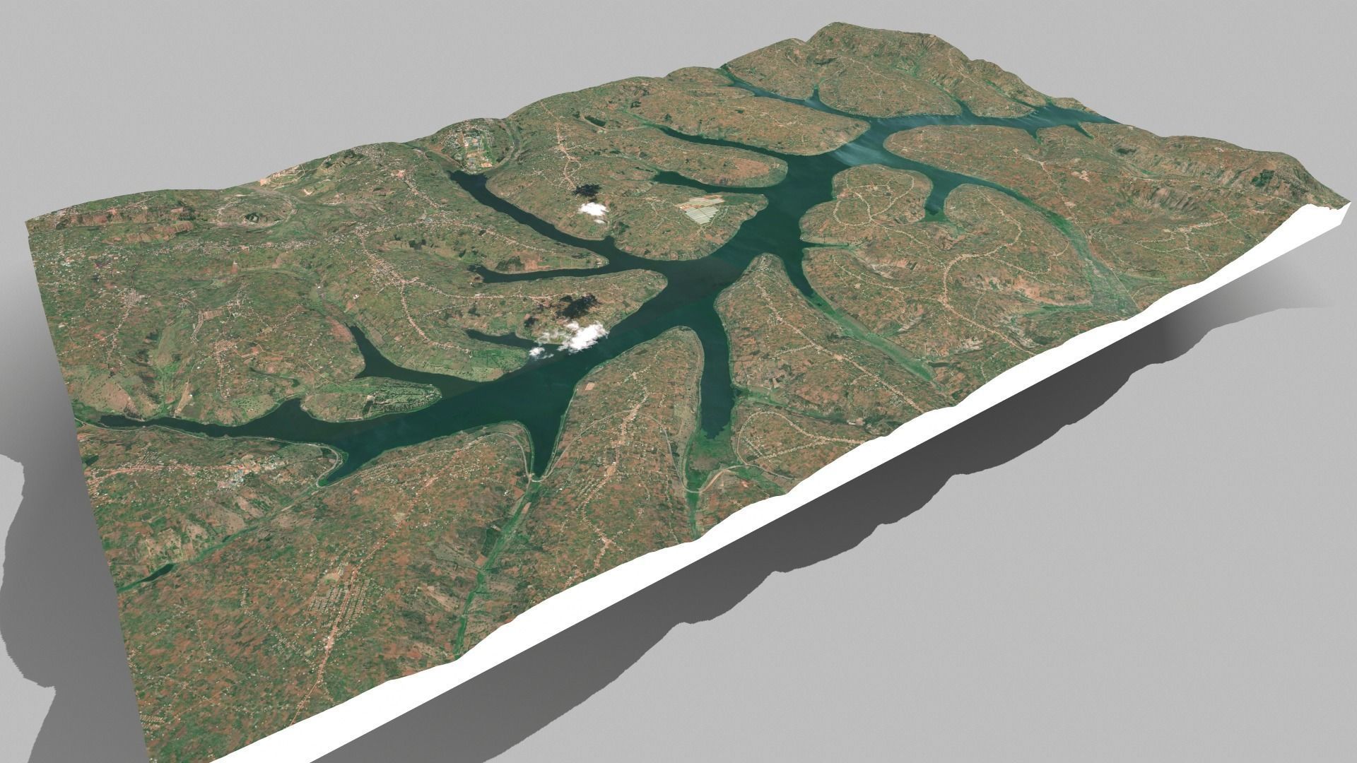Lake Muhazi Rwanda 3D model | CGTrader