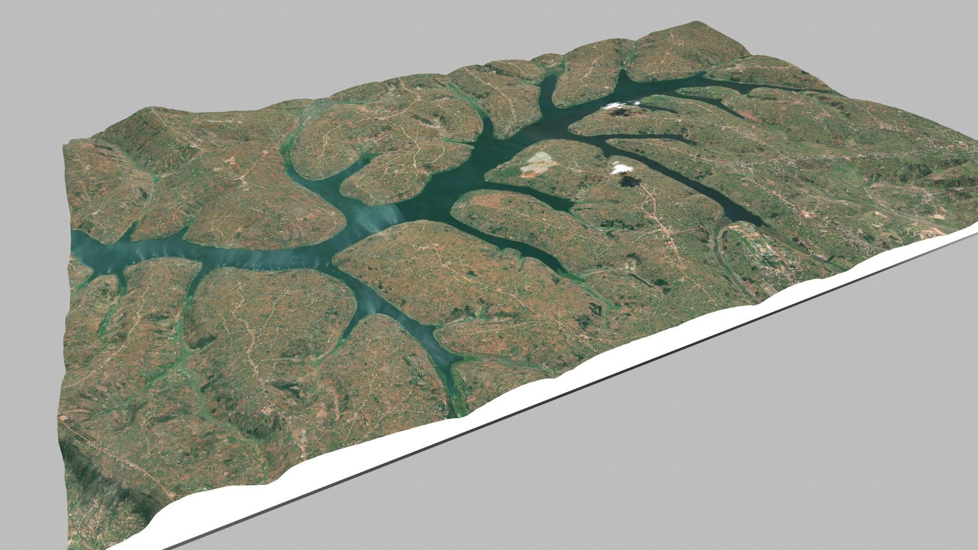 Lake Muhazi Rwanda 3D model | CGTrader