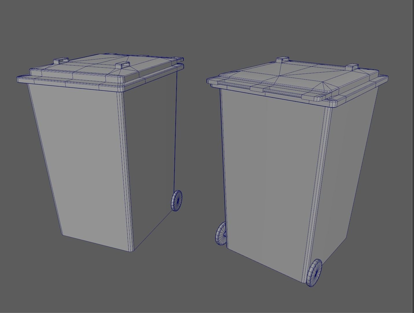 Low poly trash bin free VR / AR / low-poly 3D model | CGTrader