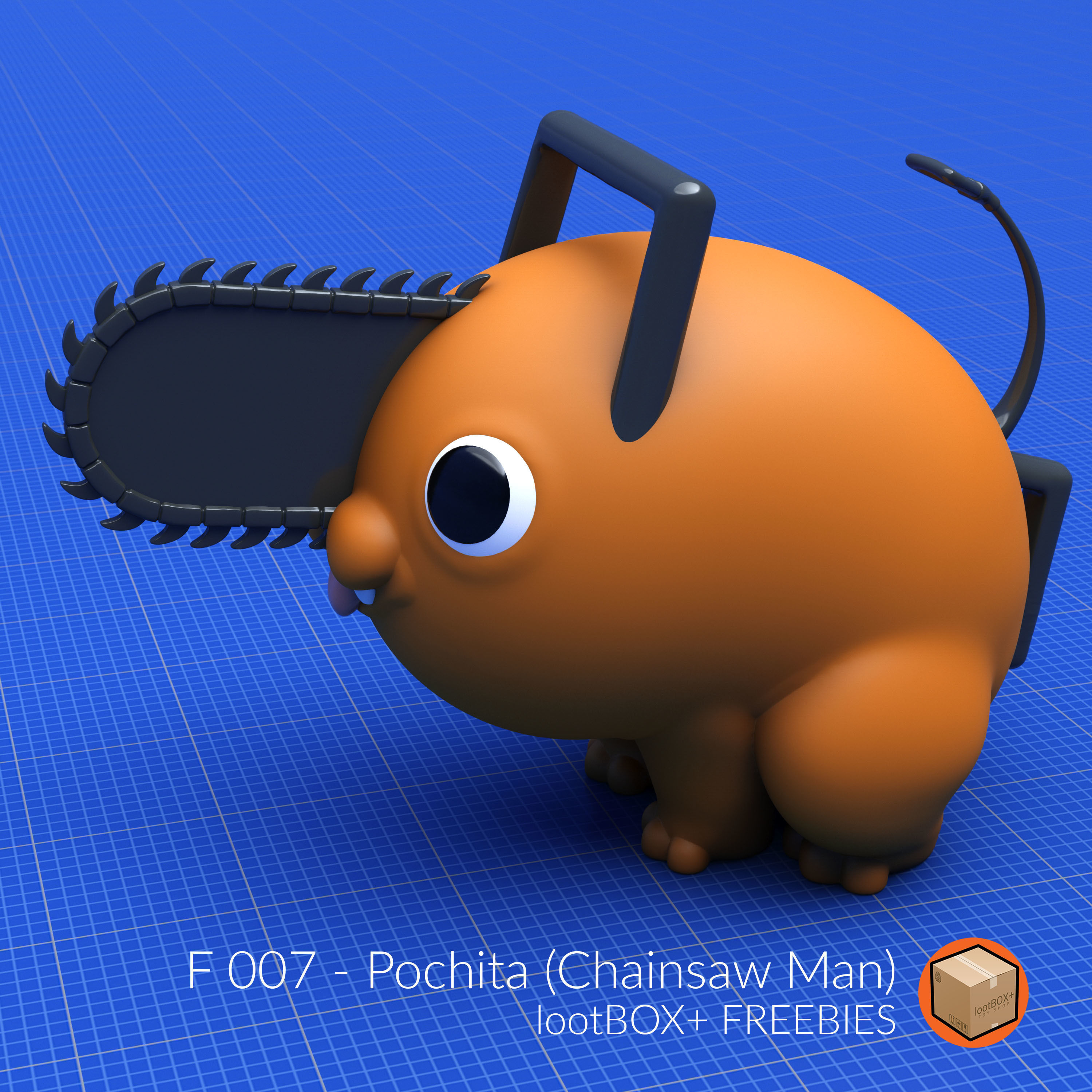 F 007 - POCHITA free 3D model 3D printable | CGTrader