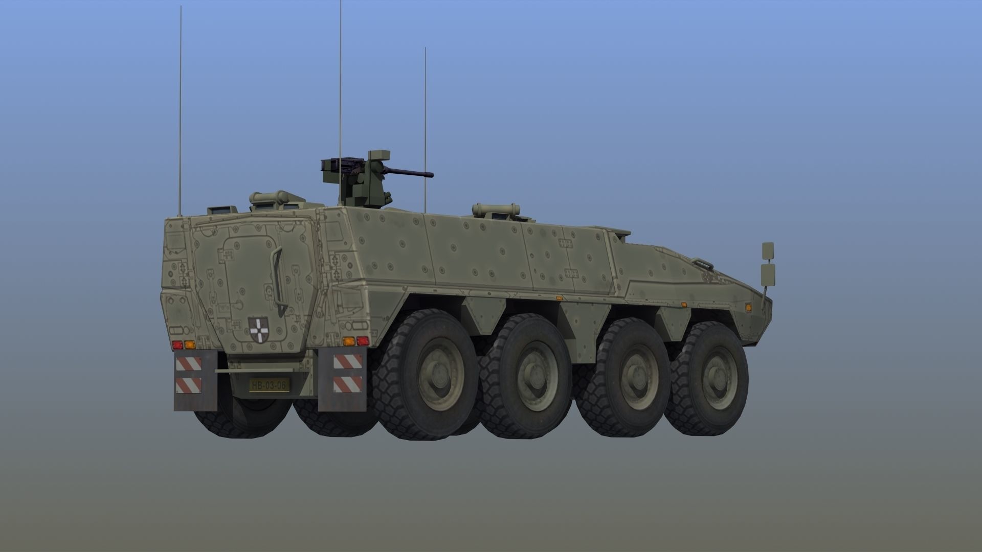 3D model Boxer IFV LOD1 VR / AR / low-poly | CGTrader