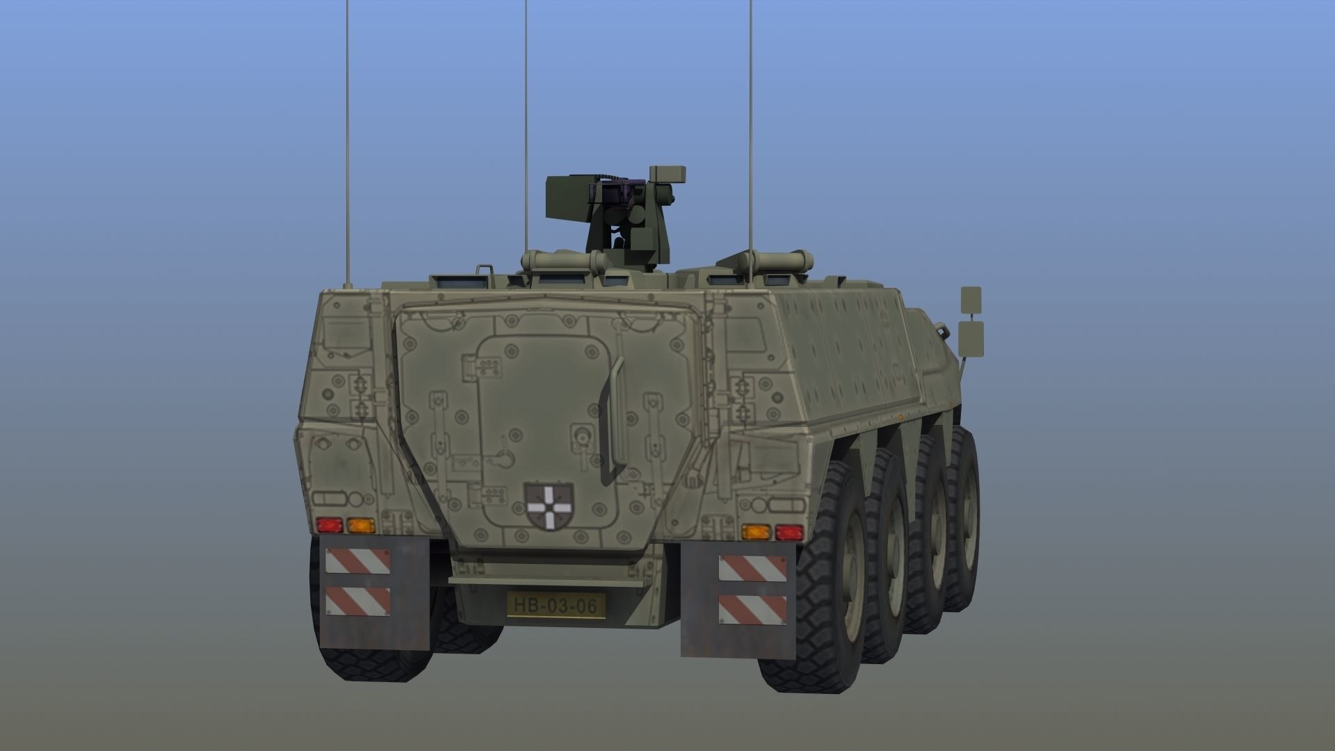 3D model Boxer IFV LOD1 VR / AR / low-poly | CGTrader