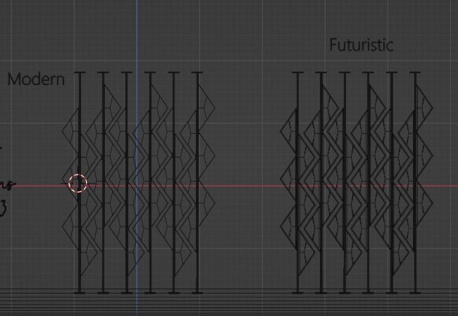 3D model Waves Divider VR / AR / low-poly | CGTrader