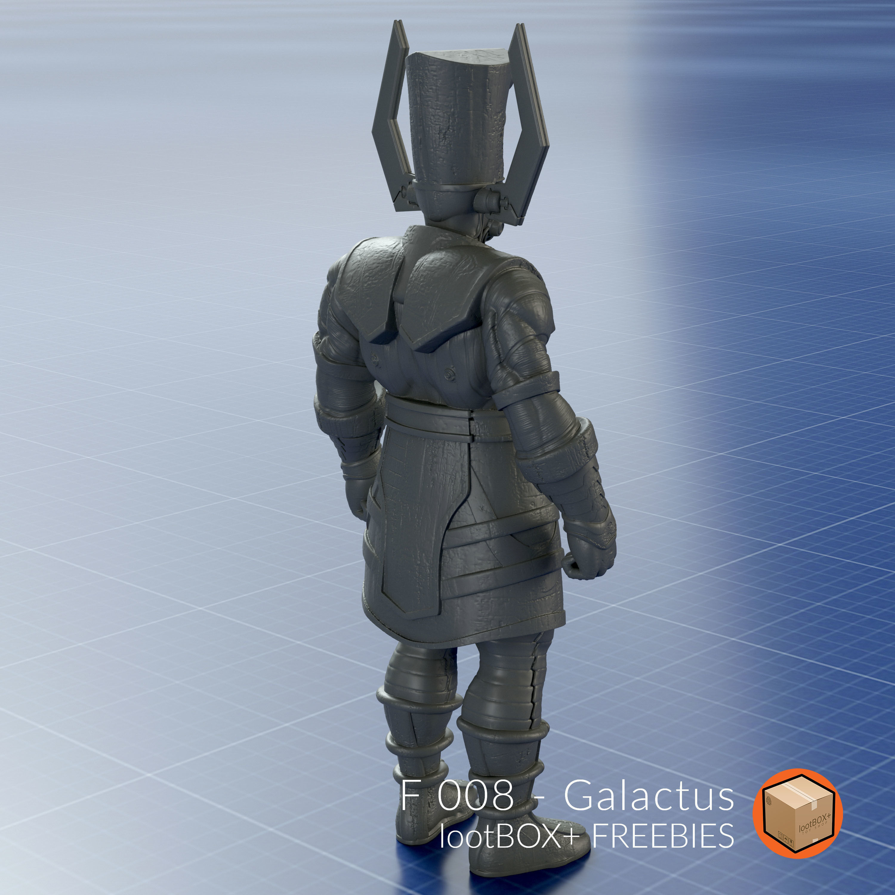F 008 - GALACTUS free 3D model 3D printable | CGTrader